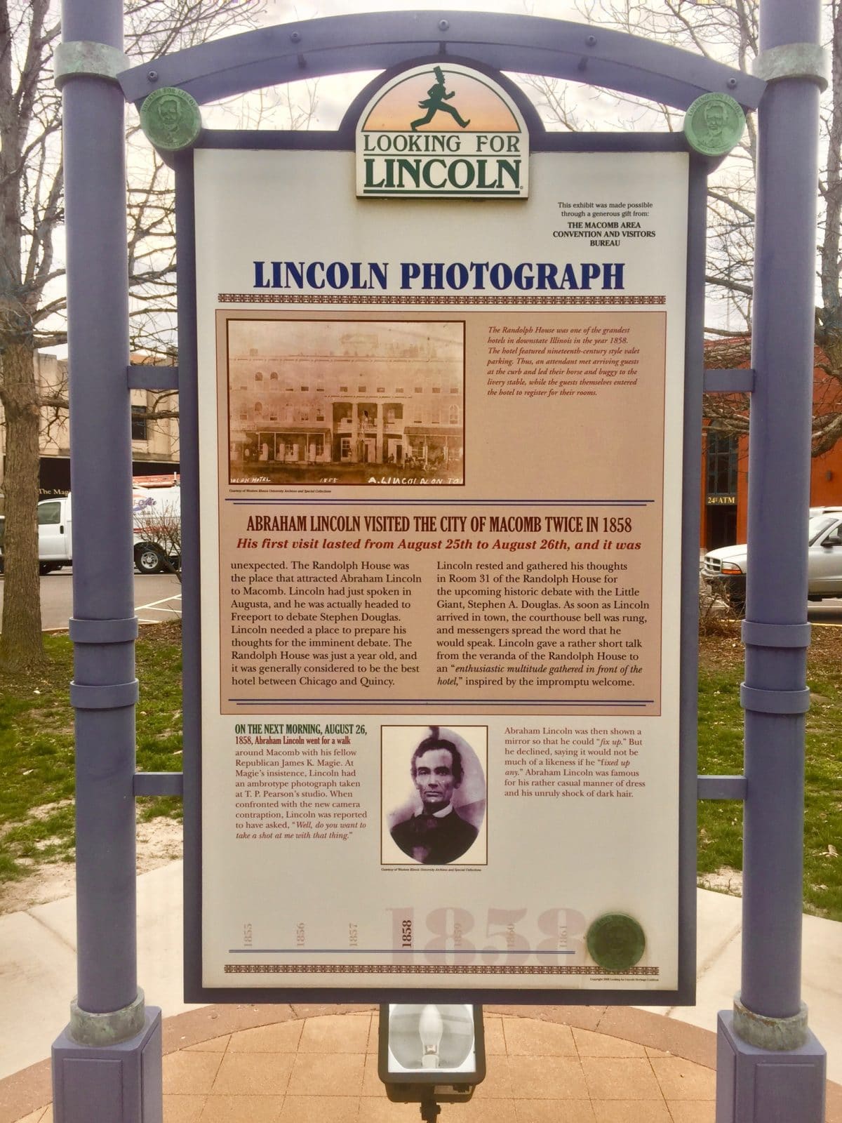 Looking for Lincoln Wayside Exhibit - Macomb Area Convention and ...
