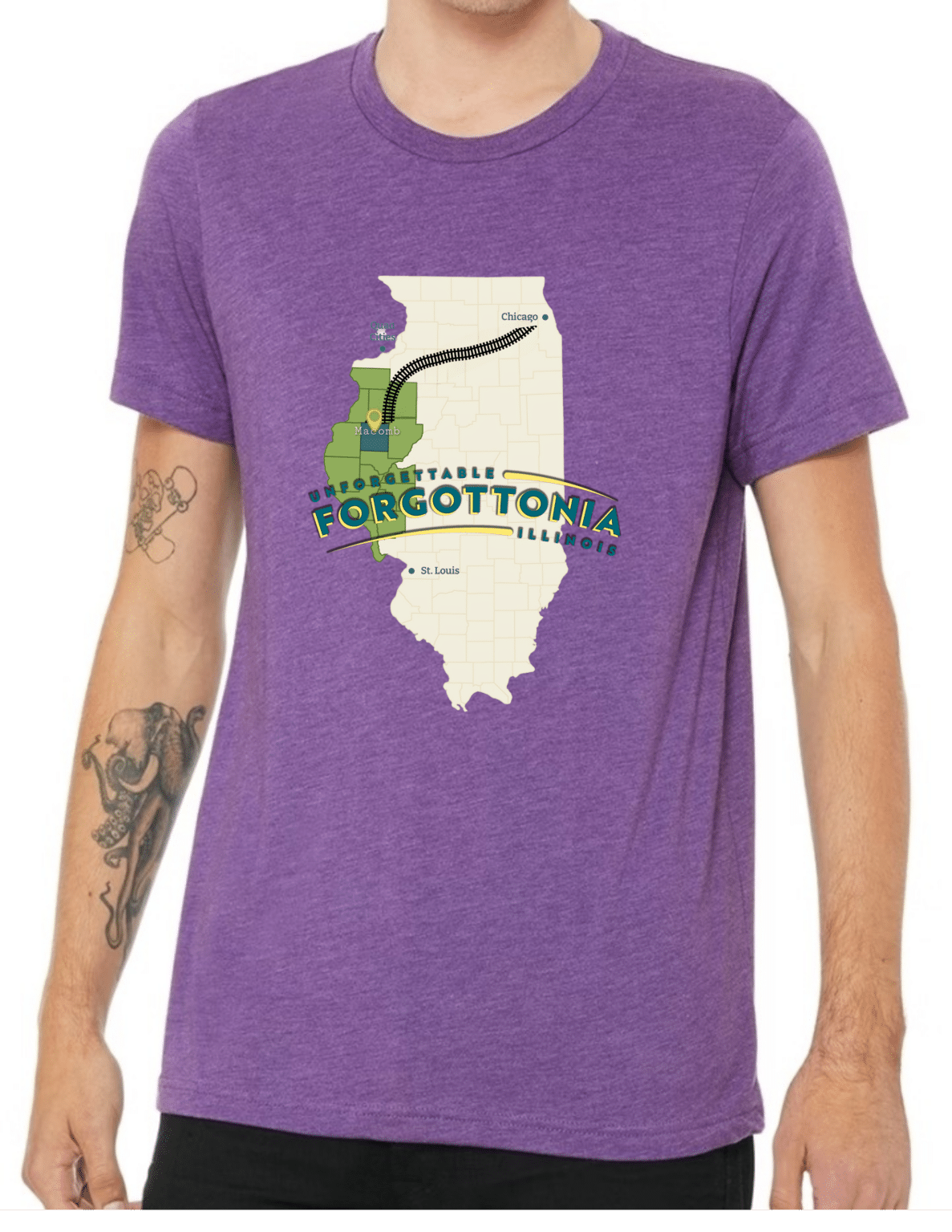 Forgottonia Map - Macomb Area Convention and Visitors Bureau